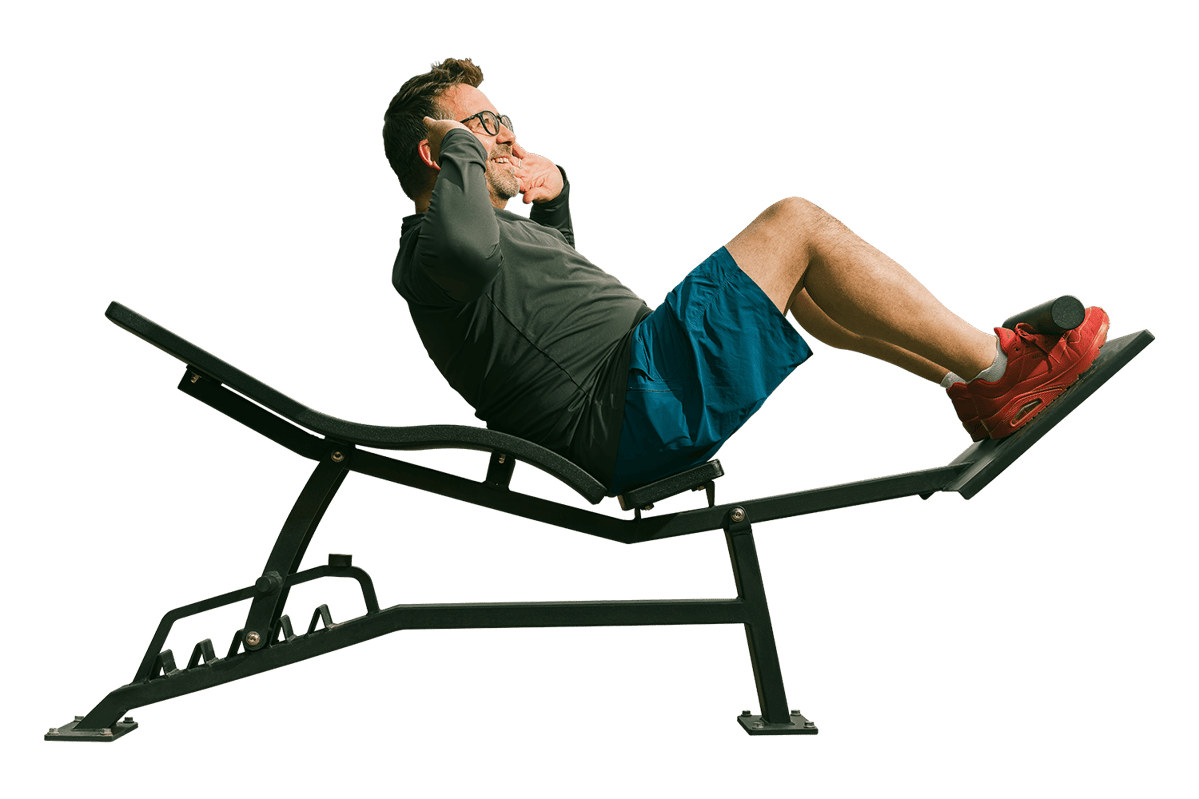 Adjustable Abdominal Bench for Outdoor Gym | Omnigym